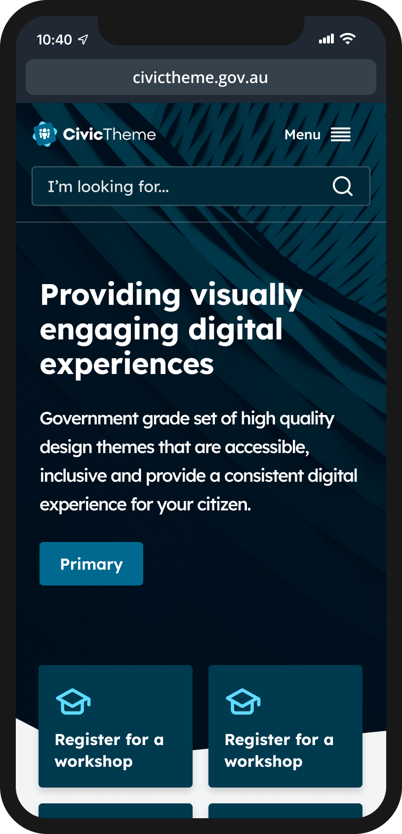 CivicTheme — designing and growing a government design system | Drupal.org
